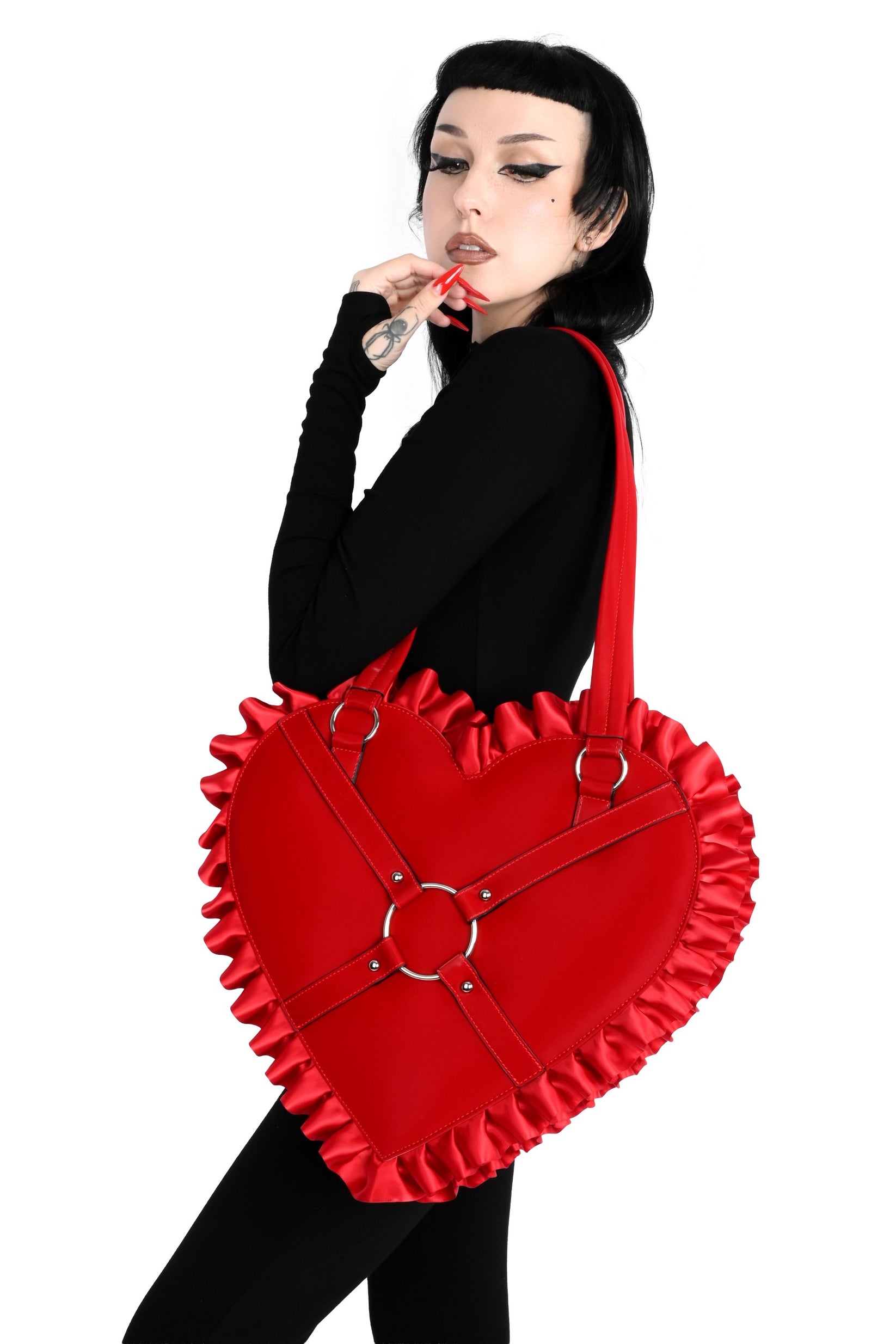 Red Punk Heart Bag – Gothic Trading Company